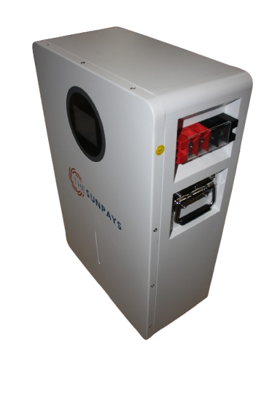 TheSunPays BASIC KIT 1 with 1 x Inverter, 1 x Battery & 4 x solar pane