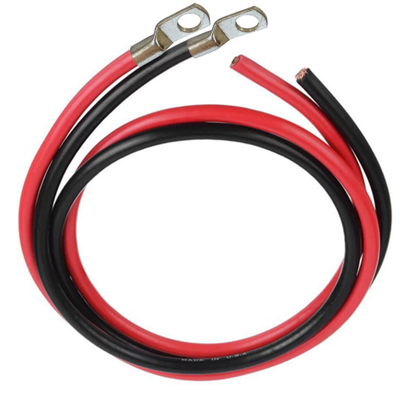 Battery Cable - 1m with lugs on one end – TheSunPays